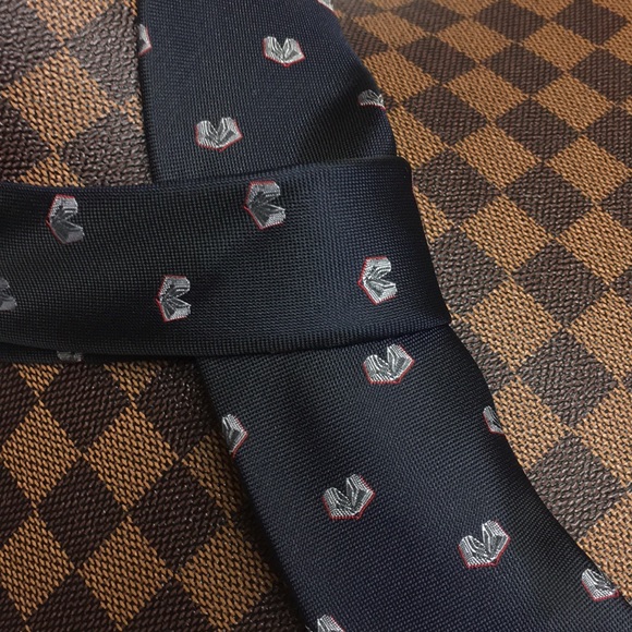 Bar III | Accessories | Bar Iii Navy Blue Slim Open Book Silk Necktie ...